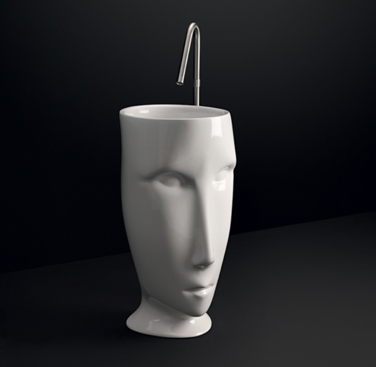 Moloco Kerasan lavabo freestanding bianco lucido – GB Home Living Decor